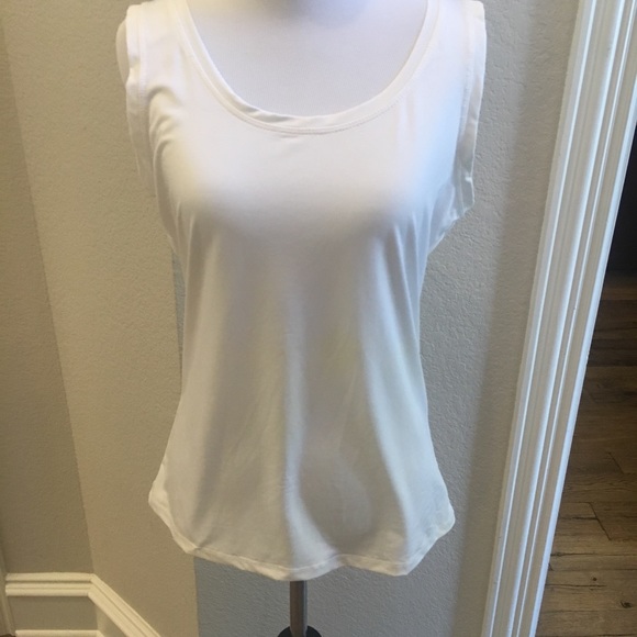 new directions | Tops | New Direction Stretch White Basic Top | Poshmark